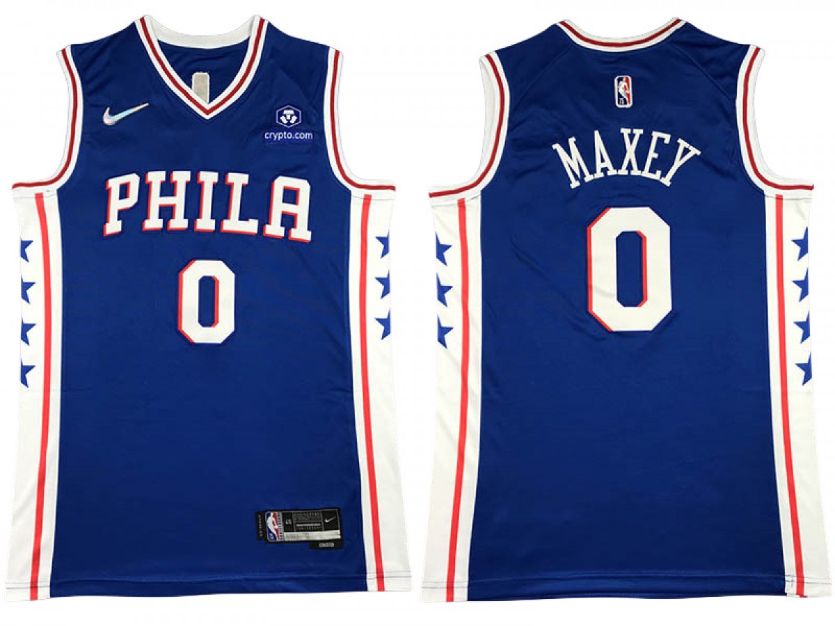 Philadelphia 76ers Tyrese Maxey Jersey