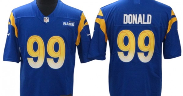 Los Angeles Rams #99 Aaron Donald Royal Vapor Untouchable Limited Jersey