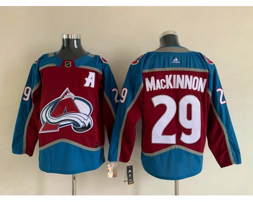Colorado Avalanche #29 Nathan MacKinnon Burgundy Home Jersey
